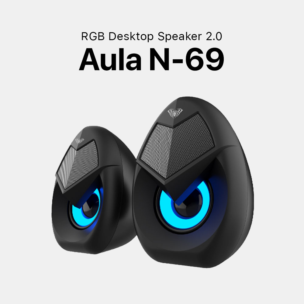 Aula N-69 RGB Desktop Speaker 2.0 | Memoxpress Corporate Portal