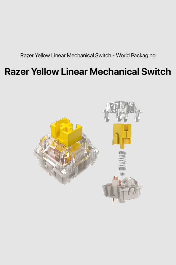 Razer Yellow Linear Mechanical Switch (Razer Mechanical Switches Pack ...