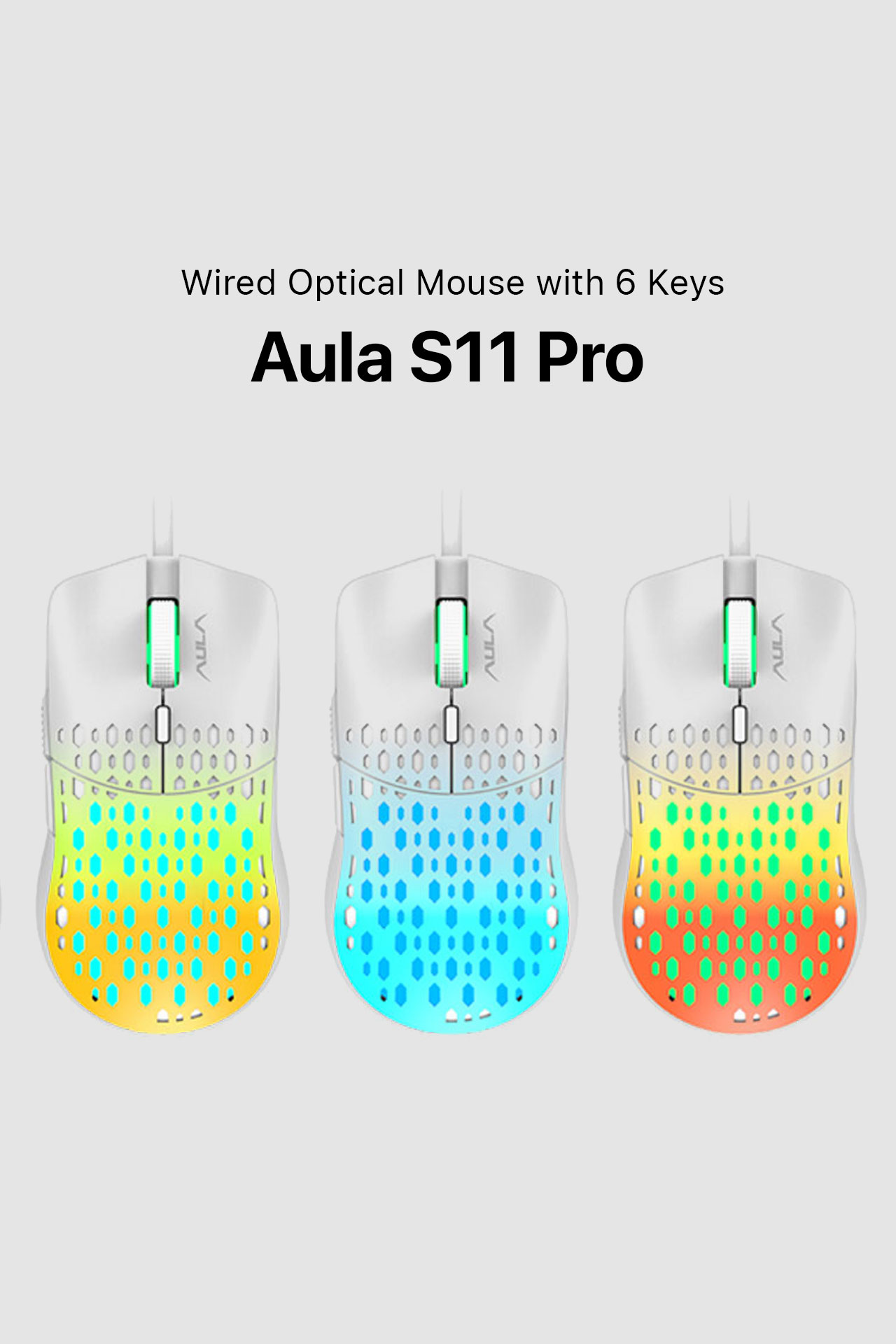 Aula S11 Pro Wired Gaming Mouse with 6 Keys | Memoxpress Corporate Portal